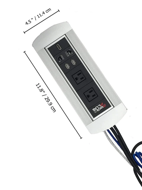 Pwr Plug Conference Table Power Data Hub Module In-Desk, 57% OFF