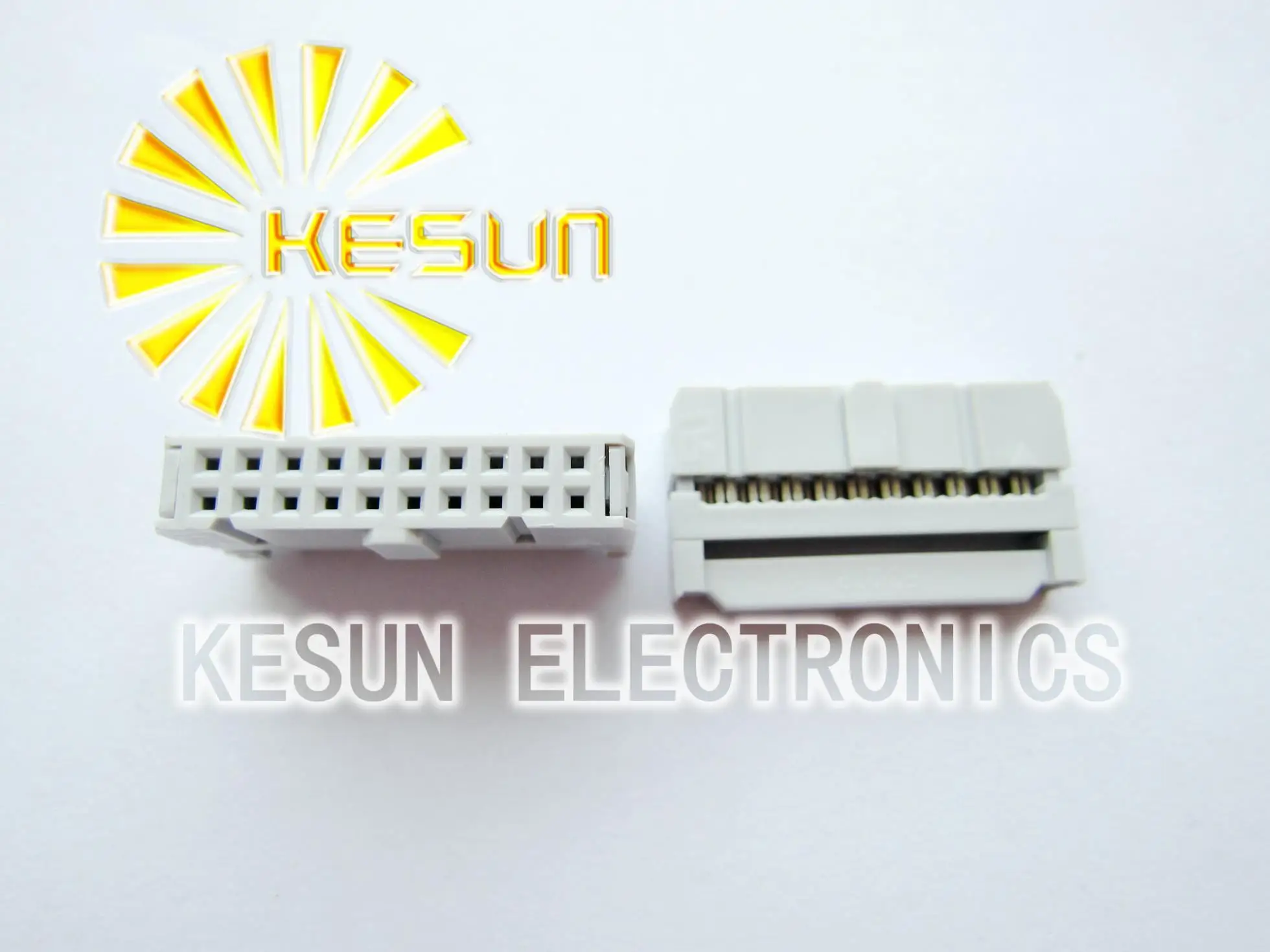 Enchufe IDC FC 20P 2x10P de 2,54mm con alivio de tensión, Conector de enchufe ISP / JTAG de alta ...