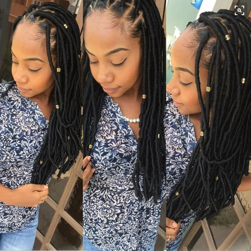 SENEGAL FAUX LOCS DREAD18" BOBBI BOSS SYNTHETIC CROCHET INTERLOCKING ...