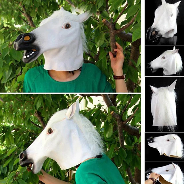 White Horse Head Mask