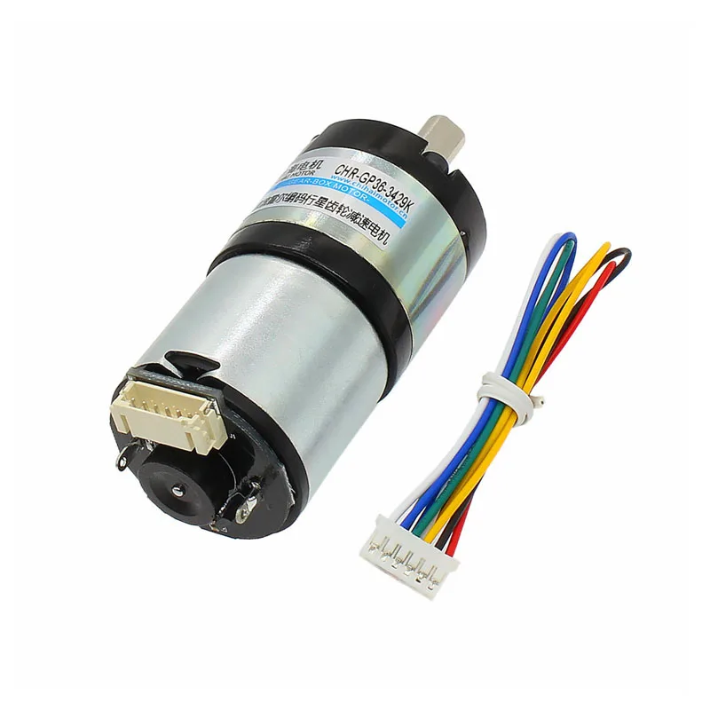 CHR-36GP-3429K planetary magnetic Hall encoder disk gear motor 6V 12V ...