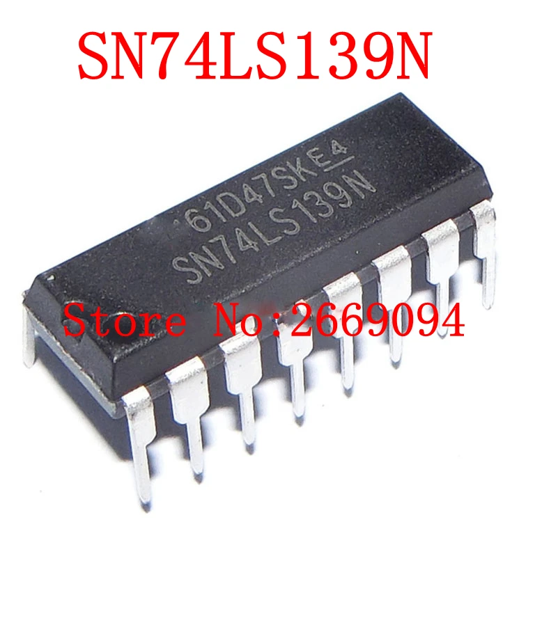50 uds/100 Uds SN74LS139AN DIP 16 SN74LS139N DIP16 74LS139N 74LS139 DIP HD74LS139P 74LS13 9P 9P ...