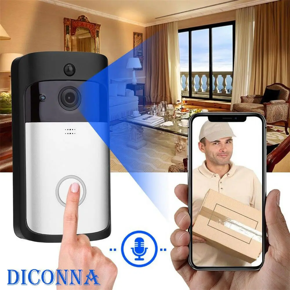 WIFI Doorbell Smart IP Video Intercom Video Door Phone Security for ...
