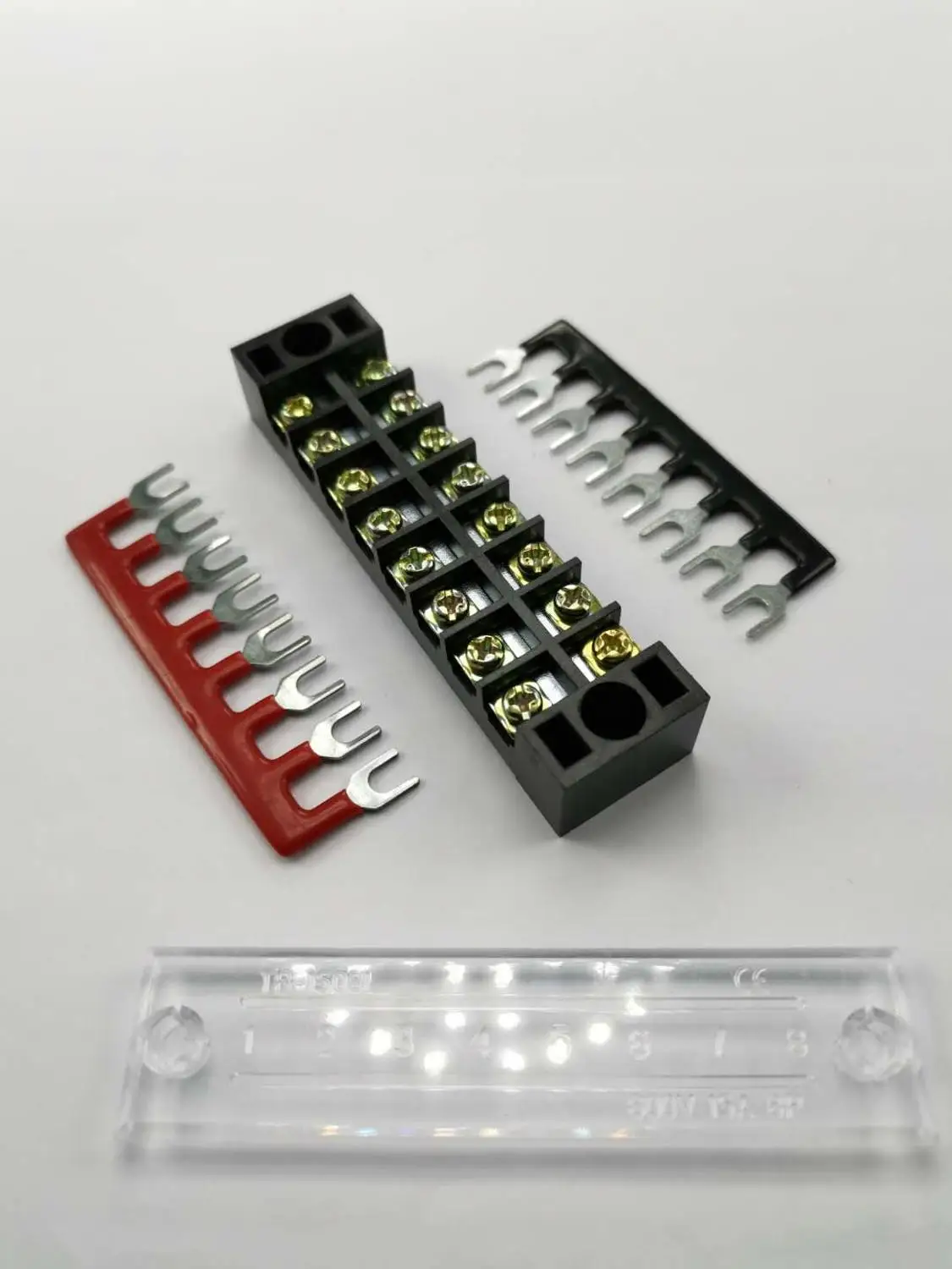 TB 1508 terminal block TB terminal connecting strip 8 bit shorting ...