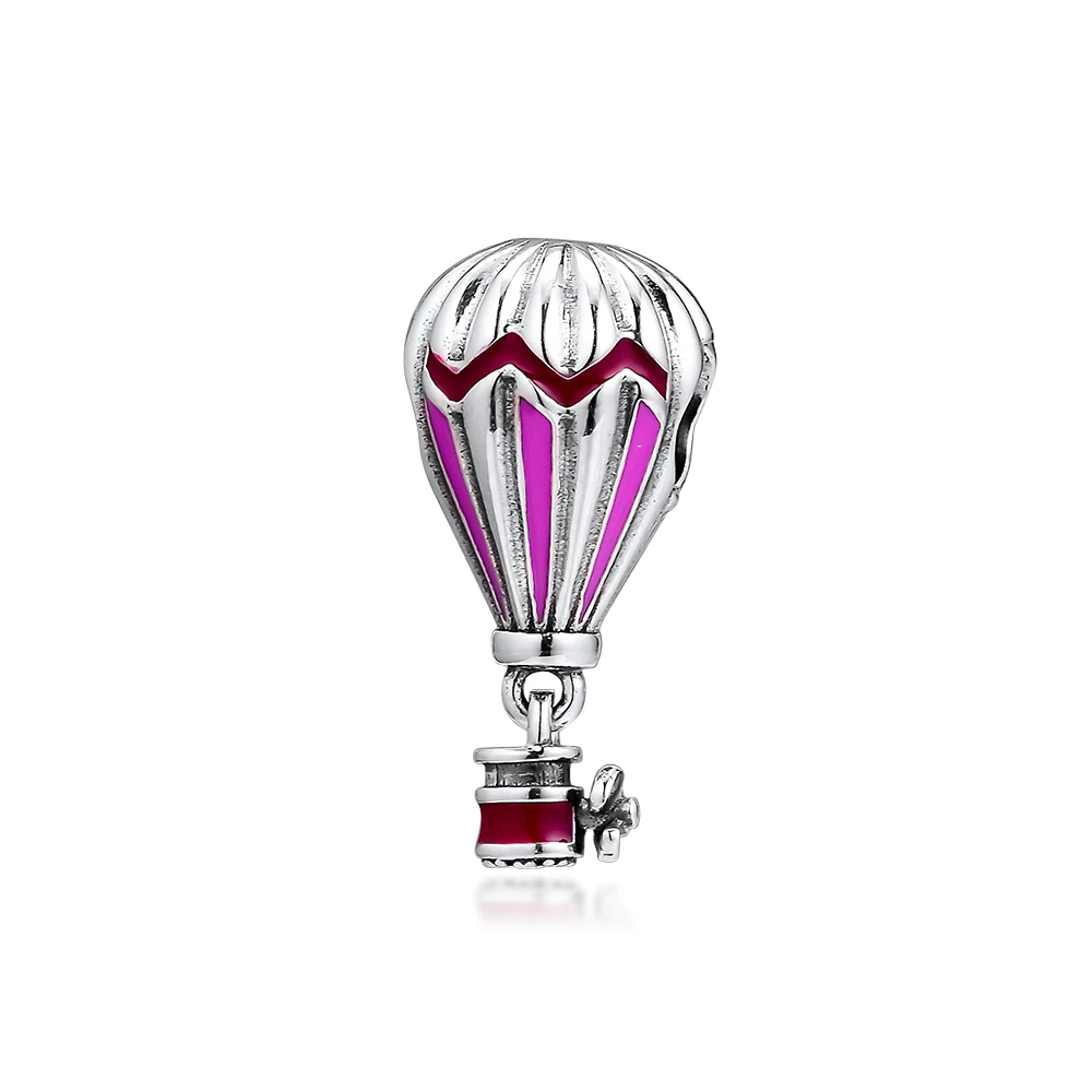 DIY-Beads-For-Jewelry-Making-Red-AIR-BALLOON-CHARM-Fits-Original-Silver ...