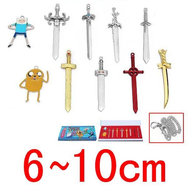 Anime cartoon Adventure Time Weapons Jake Finn Swords 10pcs/set ...