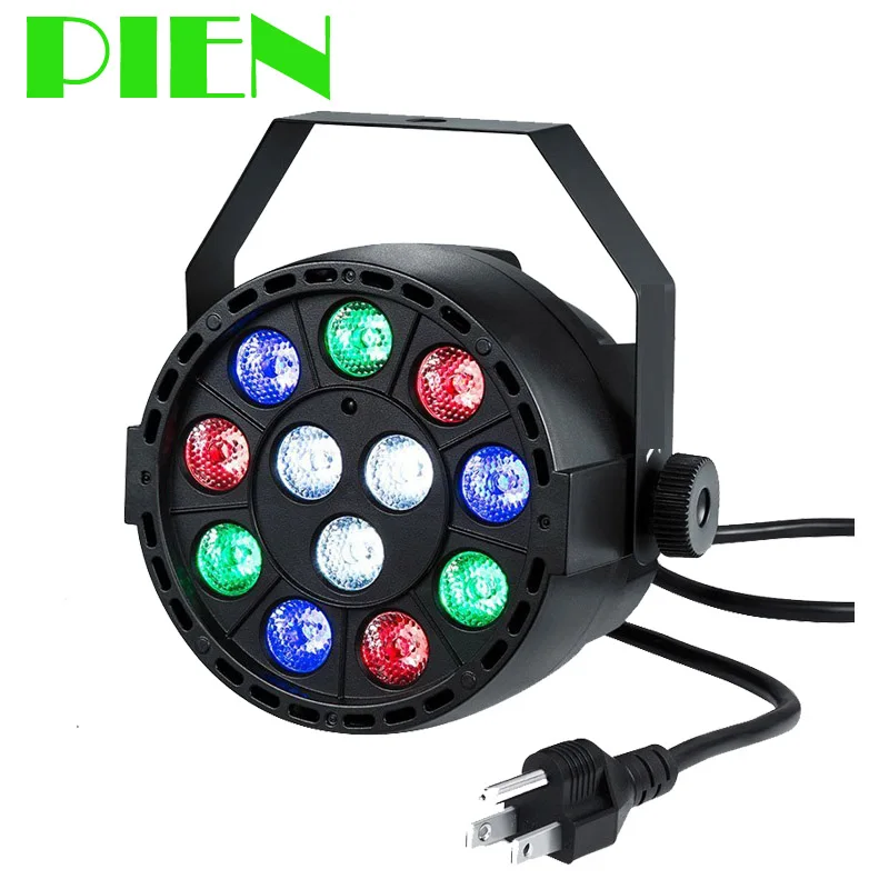 RGBW Par light Disco lamp flat 15W DMX512 for DJ Club Parties Ballroom ...