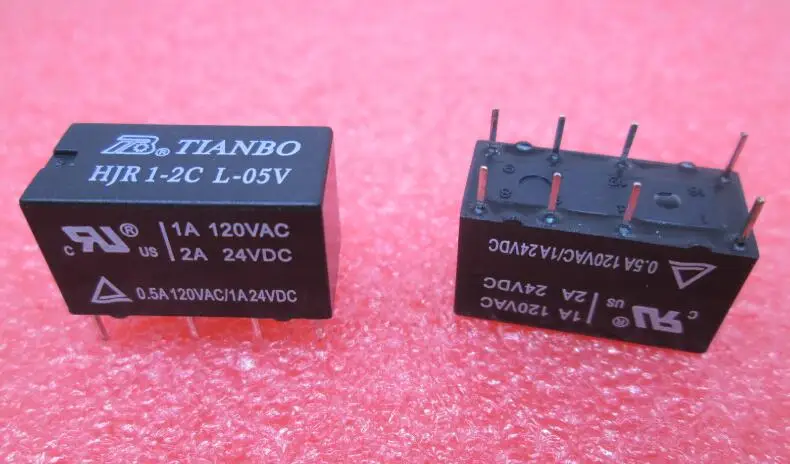 ホットな新テレコム 5 V リレー HJR1-2CL-05V HJR 1-2C L-05V HJR1-2CL-5VDC 5 V 5VDC ...