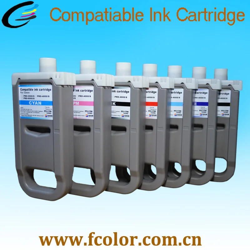 700ml 1700 Pigment Ink Cartridge For Canon Pro2000 Pro 2000 Pro4000 Pro ...
