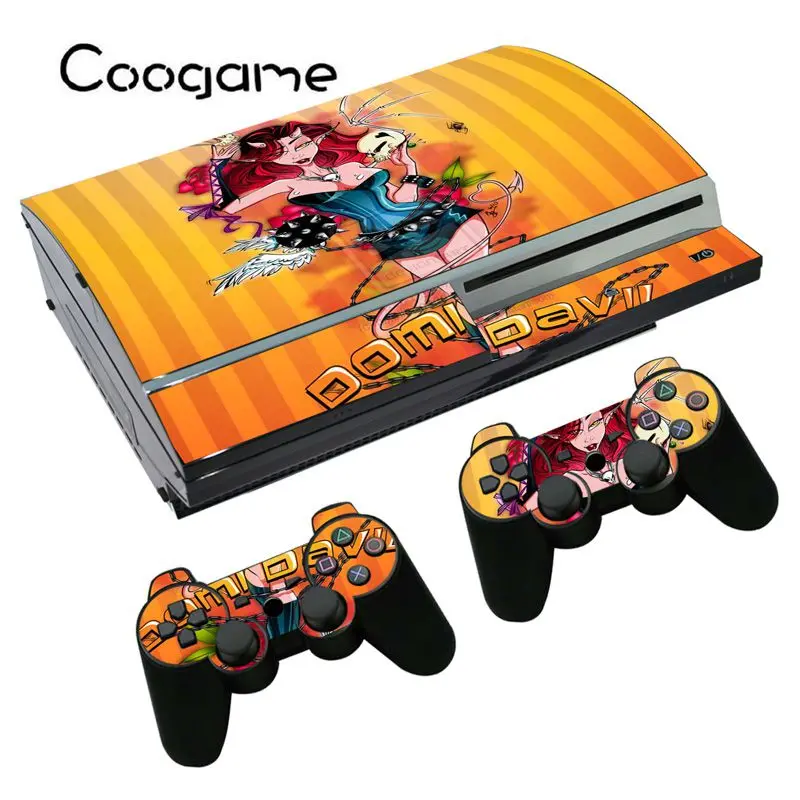 Cartoon Lady Sticker For Sony PS3 Fat Console skin For Playstation 3 ...