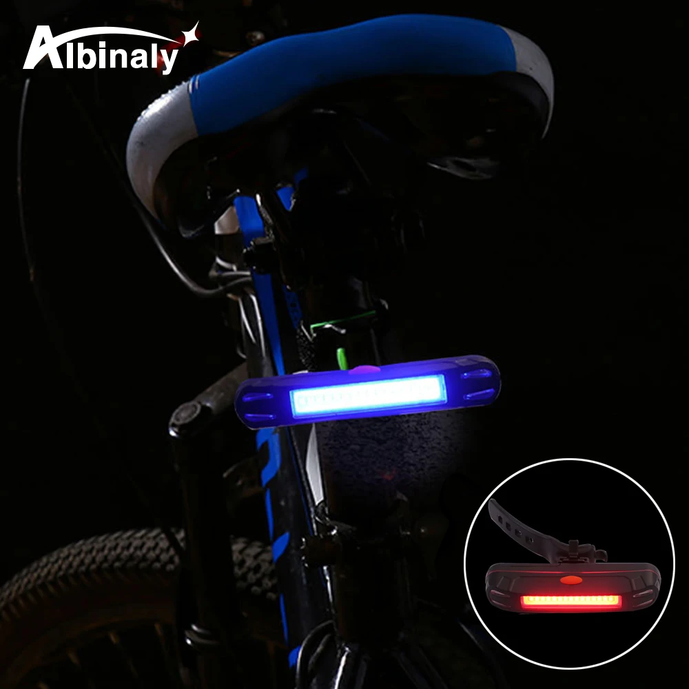 Super bright two color COB riding taillights riding LED night riding ...