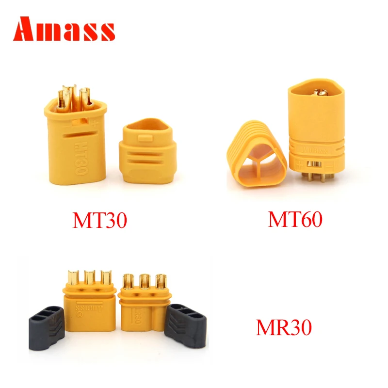 1pair 10pairs Amass MT30 MT60 MR30 Plug Connector Motor connector Male ...