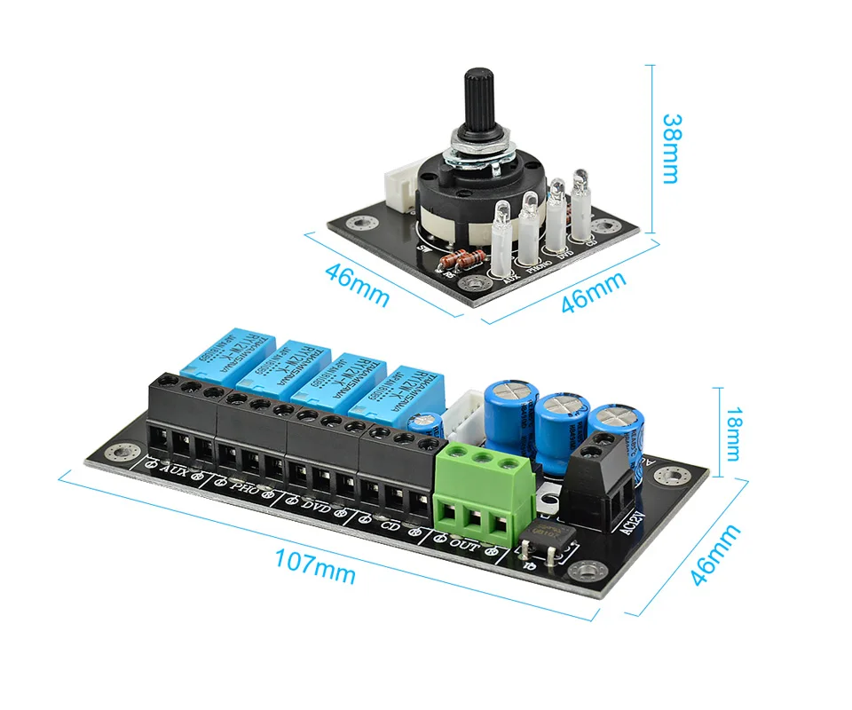 Купить AIYIMA аудио коммутатор Вход выбор доска RCA сиденье lotus ...
