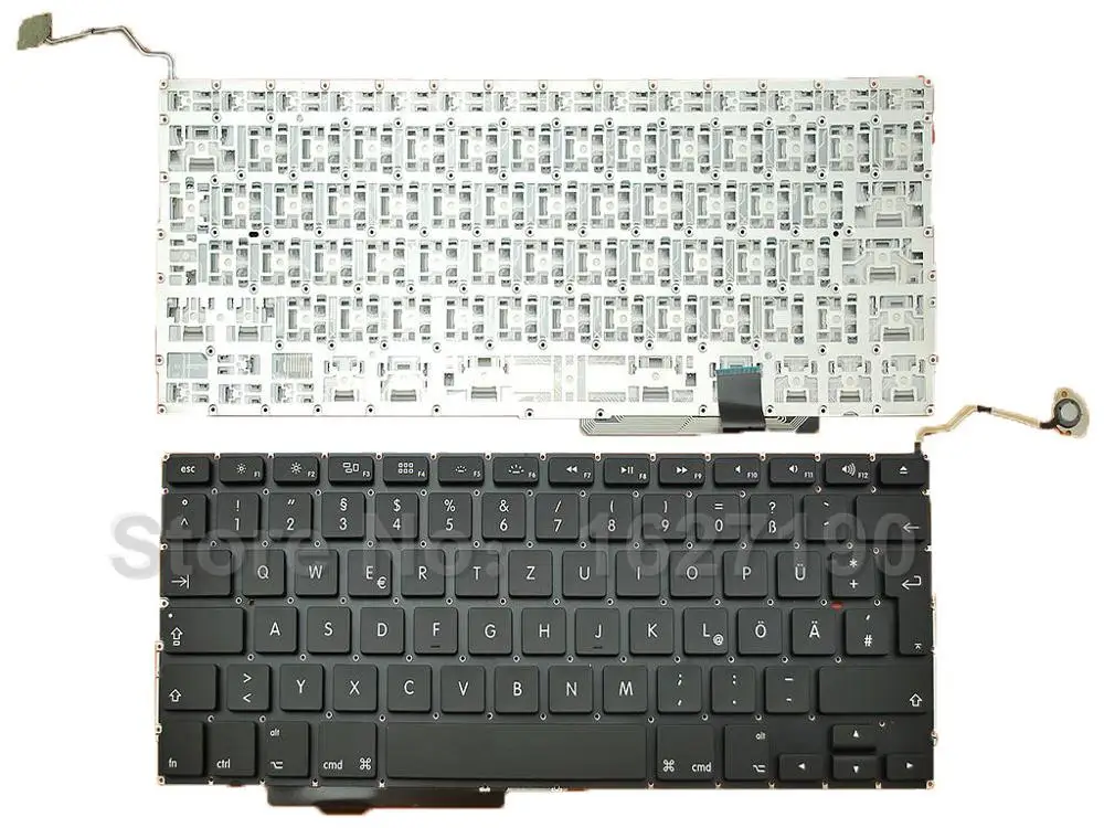 GR/German Keyboard Laptop for APPLE MacBook Pro A1297 BLACK Backlit New ...