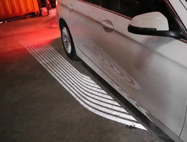 2 Pcs/1 Set For All Car Welcome Lights Angel Wings Spotlight Universal ...