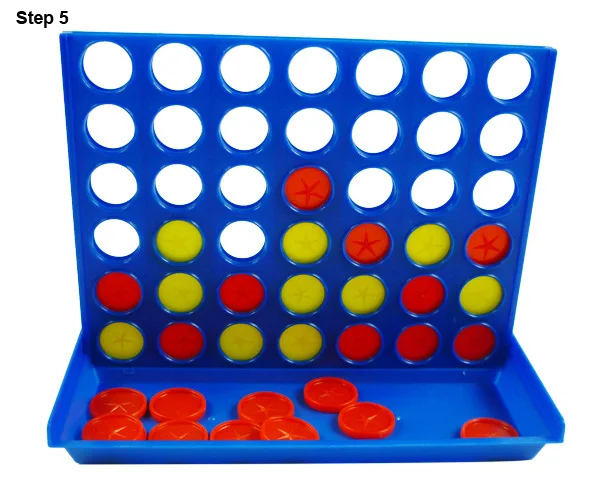 4-in-a-row S Size Four In A Row Line Connecting Bingo Board Game ...