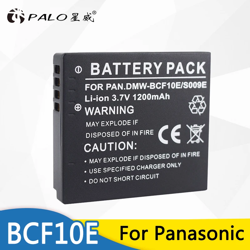 Palo Battery For Panasonic Lumix Camera Cga-s/106b Cga-s/106c Cga-s ...