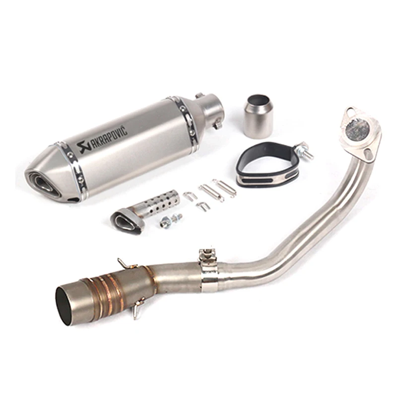 51mm full System motorcycle exhaust pipe with akrapovic exhaust ...