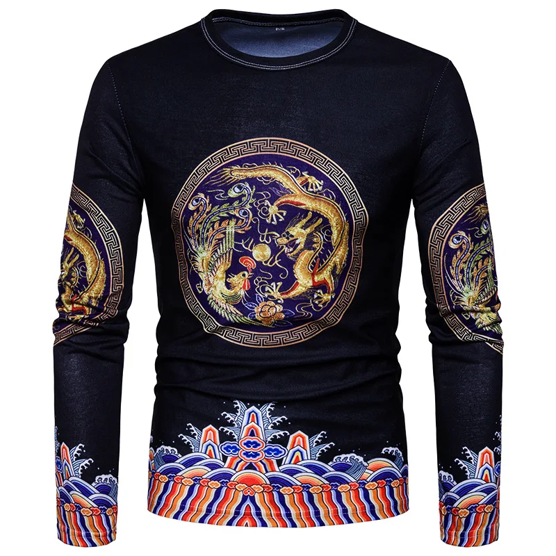 Camiseta con estampado étnico 3D para hombre 2019 a estrenar China ...