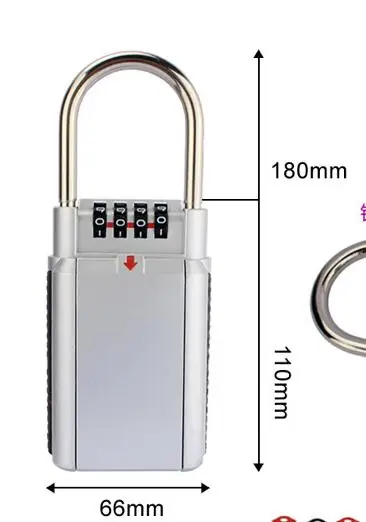 Free Shipping Metal Machinery Password Door Lock Key Storage Box Box ...