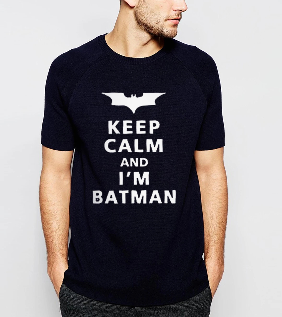 Keep Calm I Am Batman 2018 Summer Fashion Mens T Shirt 100% Cotton High ...