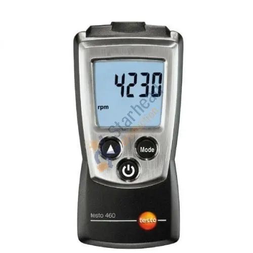 Testo 460 Pocket RPM tacómetro óptico Digital 0560 0460, LCD grande ...