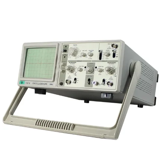 MCH Real-time display of double-channel CRT in analog oscilloscope ...