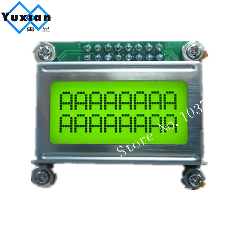 LCD mini small 0802 lcd display module 8*2 character green led ...