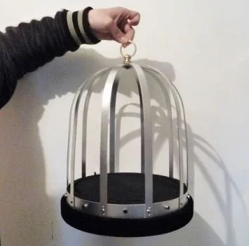 Automatic Fire Cage Magic Tricks Dove Appearing From Empty Cage Magia ...