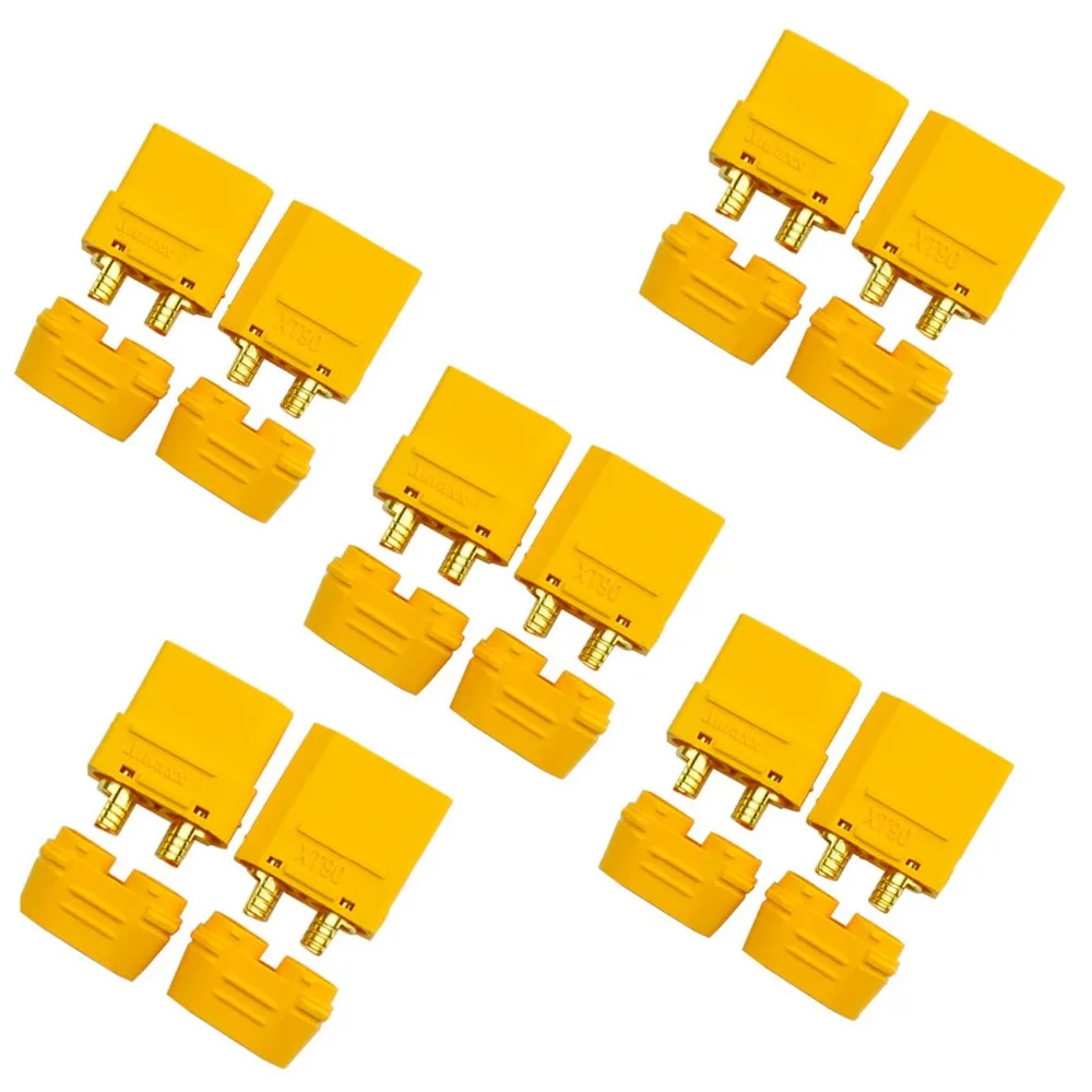 5 Pairs XT90S XT90 S XT90 Connector Male Female FPV Drone Battery ...