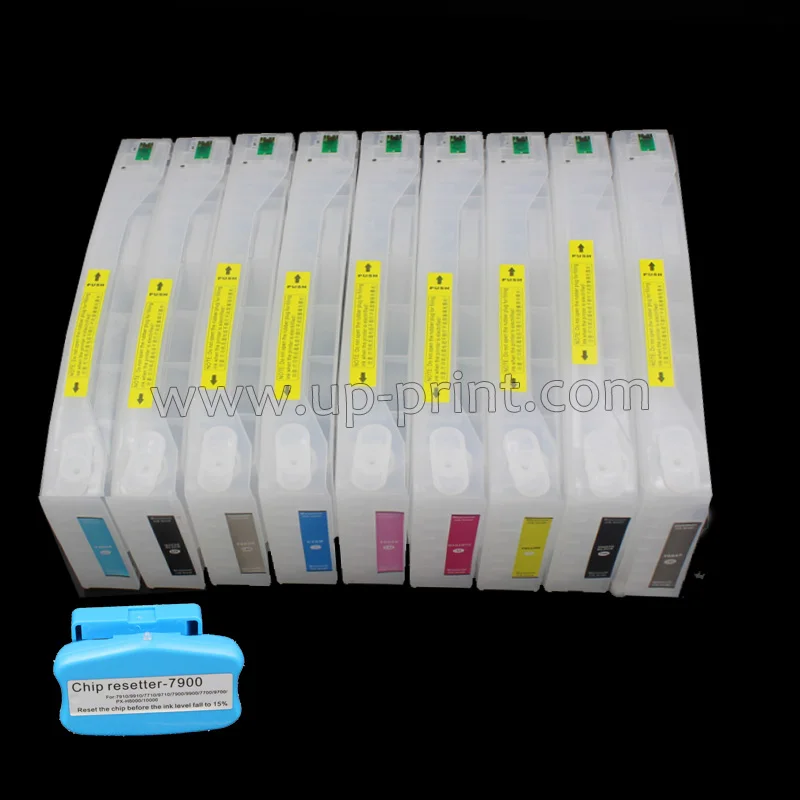 700ml Refillable Ink Cartridges for EPSON PRO 7890 9890 Large T6361 ...