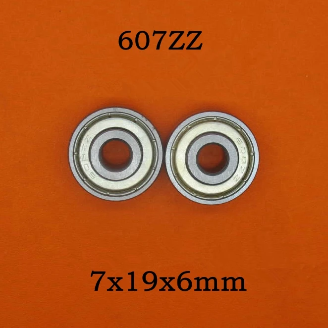 100pcs 607ZZ miniature ball bearing 607 2Z 7*19*6 shielded deep groove ...