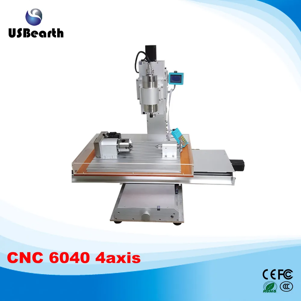 CE approved 4axis 6040 CNC machine 1.5kw CNC engraving milling machine ...