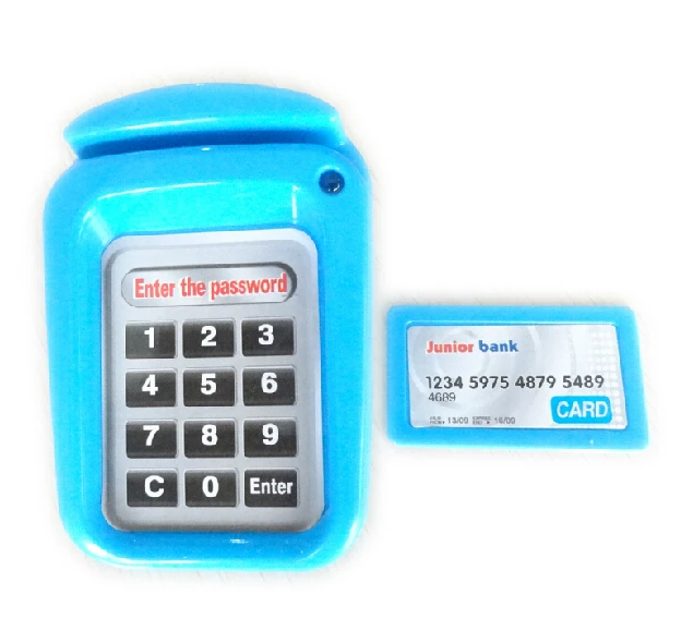 Kids Blue Simulation Credit Card Pose ABS Environmentally Friendly ...