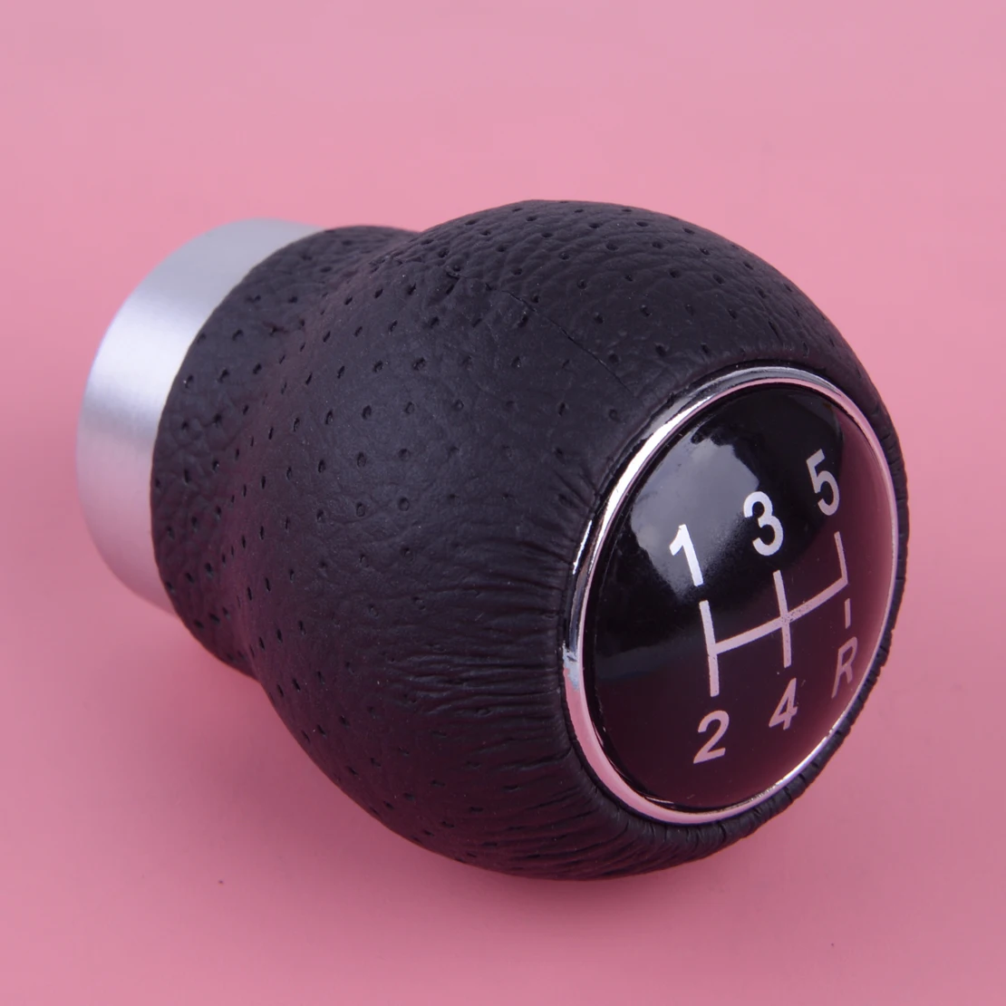 Leather Metal 5 Speed Manual Car Gear Knob Shift Knob Shifter Leather Metal 5 Speed Manual Car Gear Knob Shift Knob Shifter