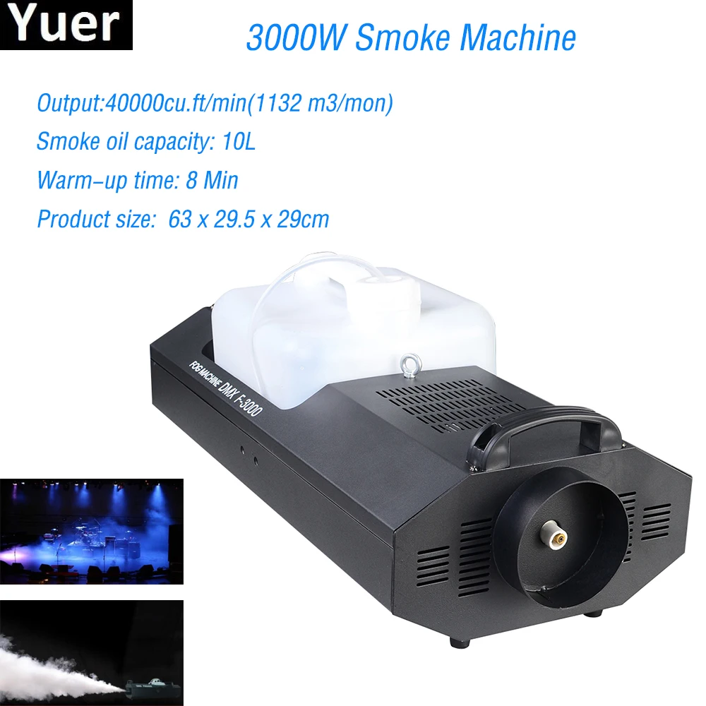 3000w Smoke Machine Stage Fog Machine For Remote And Wire Control And ...