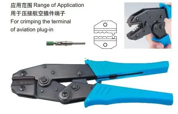 HS 1 NIB Aviation Plug In Terminals Crimping Tool Plier Crimper 1.0 2 ...