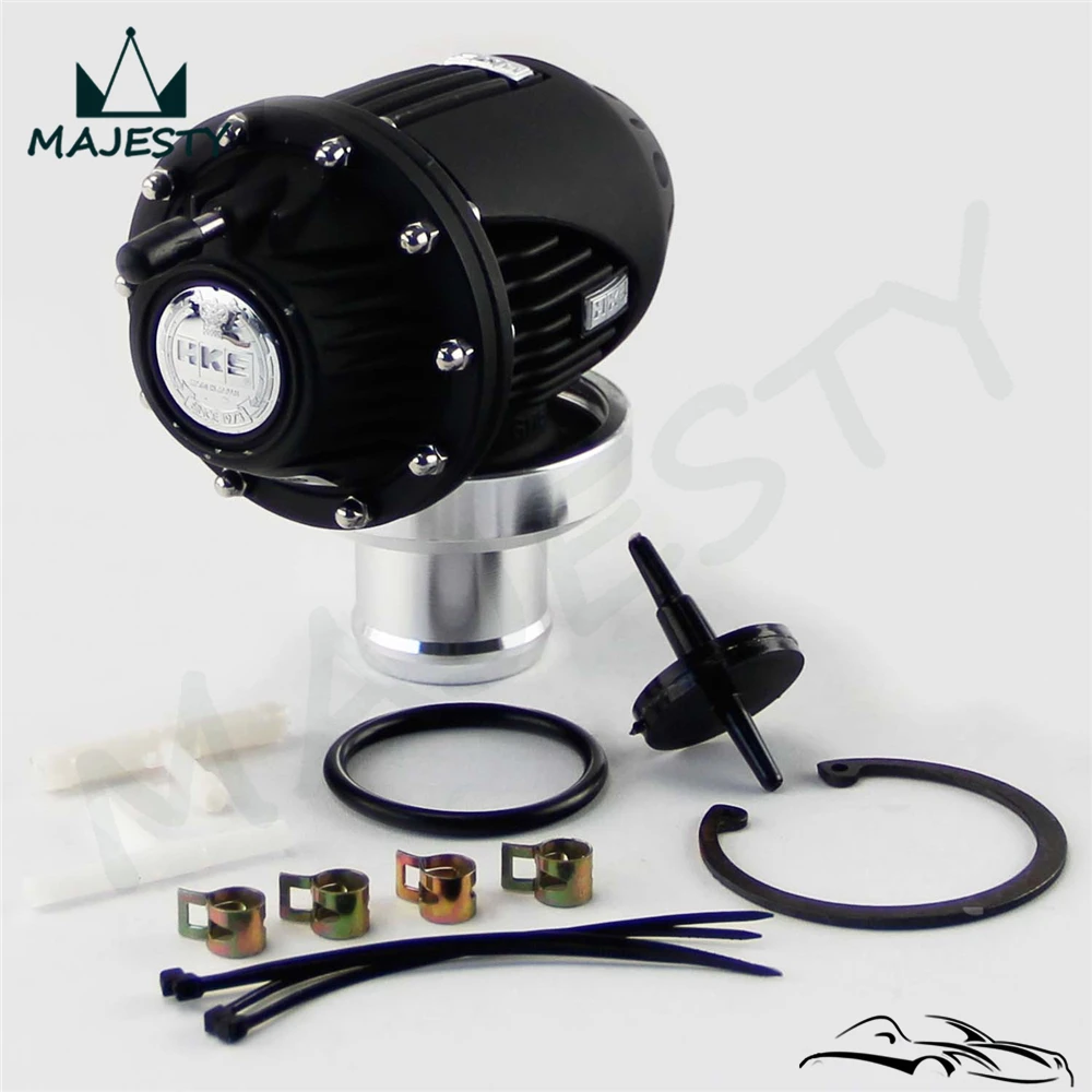 Universal black SQV SSQV Bov Turbo Blow Off Valve Bov with Adapter ...
