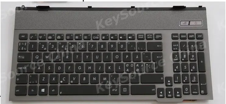 keyboard for ASUS G55 G57 G55V G55VW G57V G57VW QWERTY UK/IRISH/RUSSIAN ...