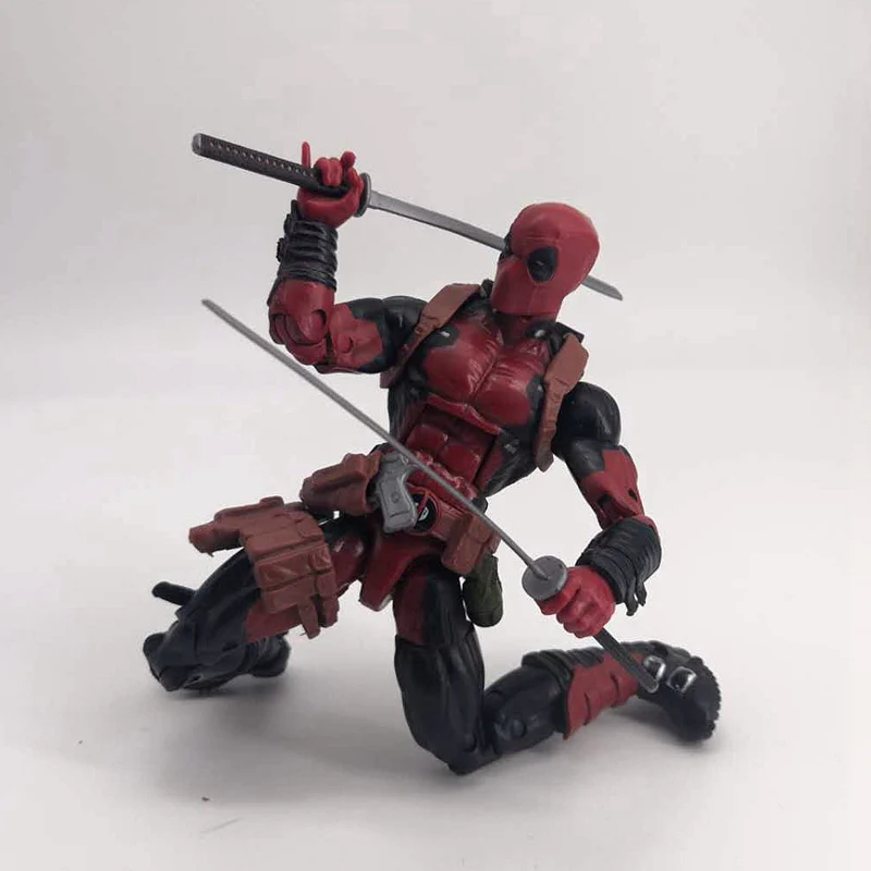 Deadpool Marvel Legends 20 Joints Movable Deadpool Action Figure Set ...