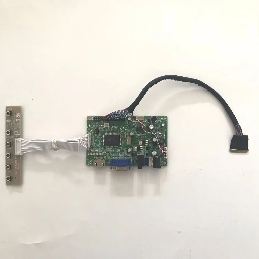 Rtd2668 vga placa controlador de áudio lcd para 15.6 icnh 1600x900 ...