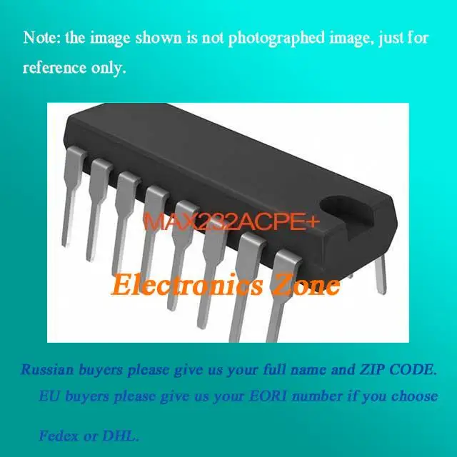 MAX232ACPE + IC 2DVR2RCVR RS232 5 볼트 16 DIP MAX232ACP 232 MAX232A 232A ...