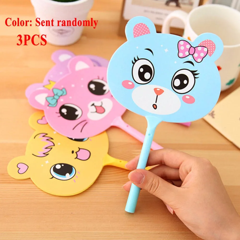 DELVTCH 3PCS/lots Cute 0.5mm Cartoon Fan Ballpoint Pen Office School ...