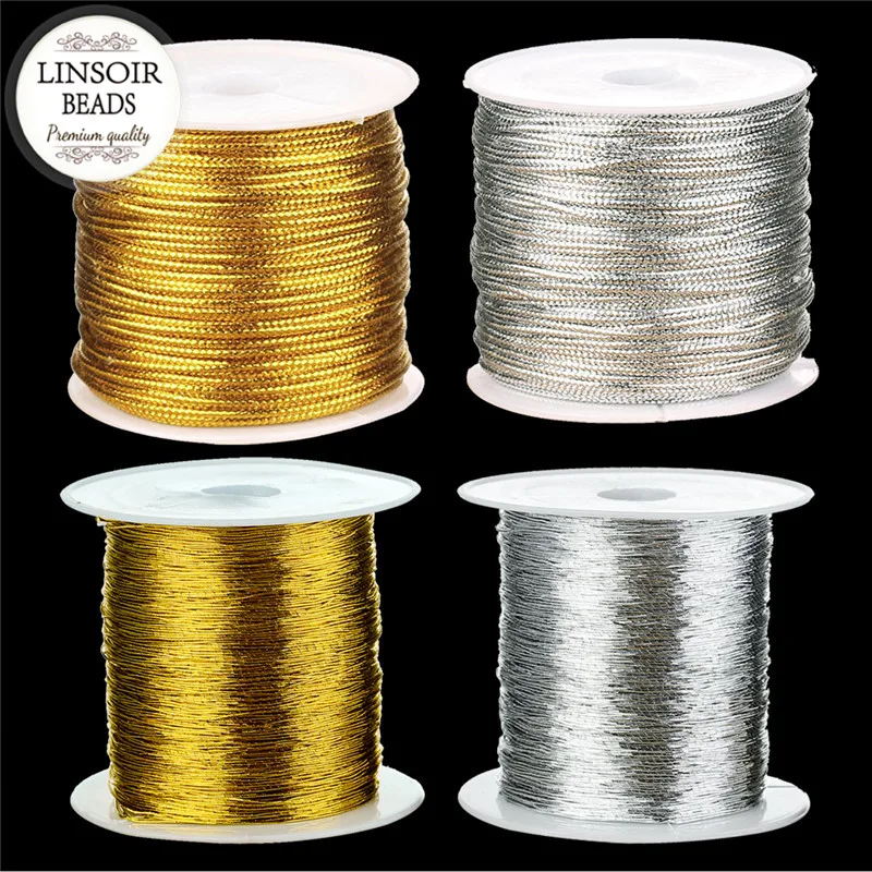 1roll Dia 0.15/1/1.2mm Cotton Knitting Cord Beading Thread Chinese ...