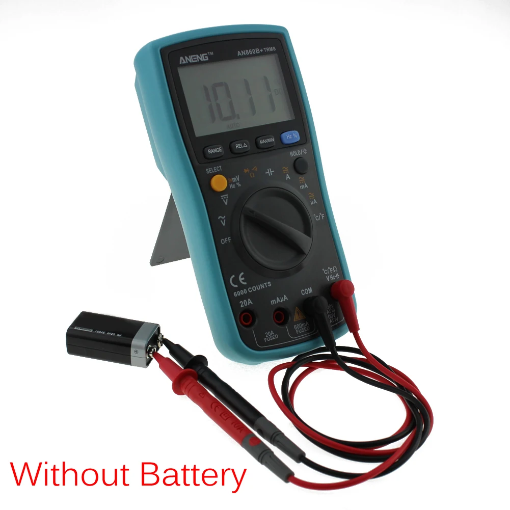 Aneng Digital Trms Multimeter 6000counts Backlight Ac Dc Ohm Voltmeter