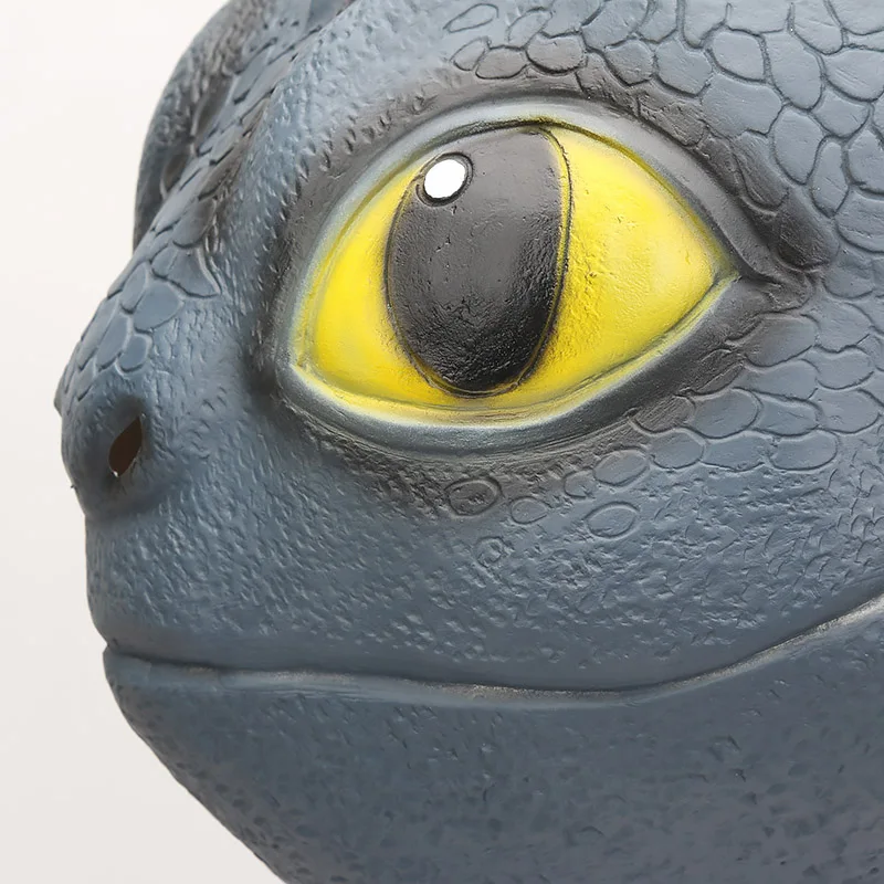 Anime How to Train Your Dragon Toothless Night Fury Full Head Mask ...