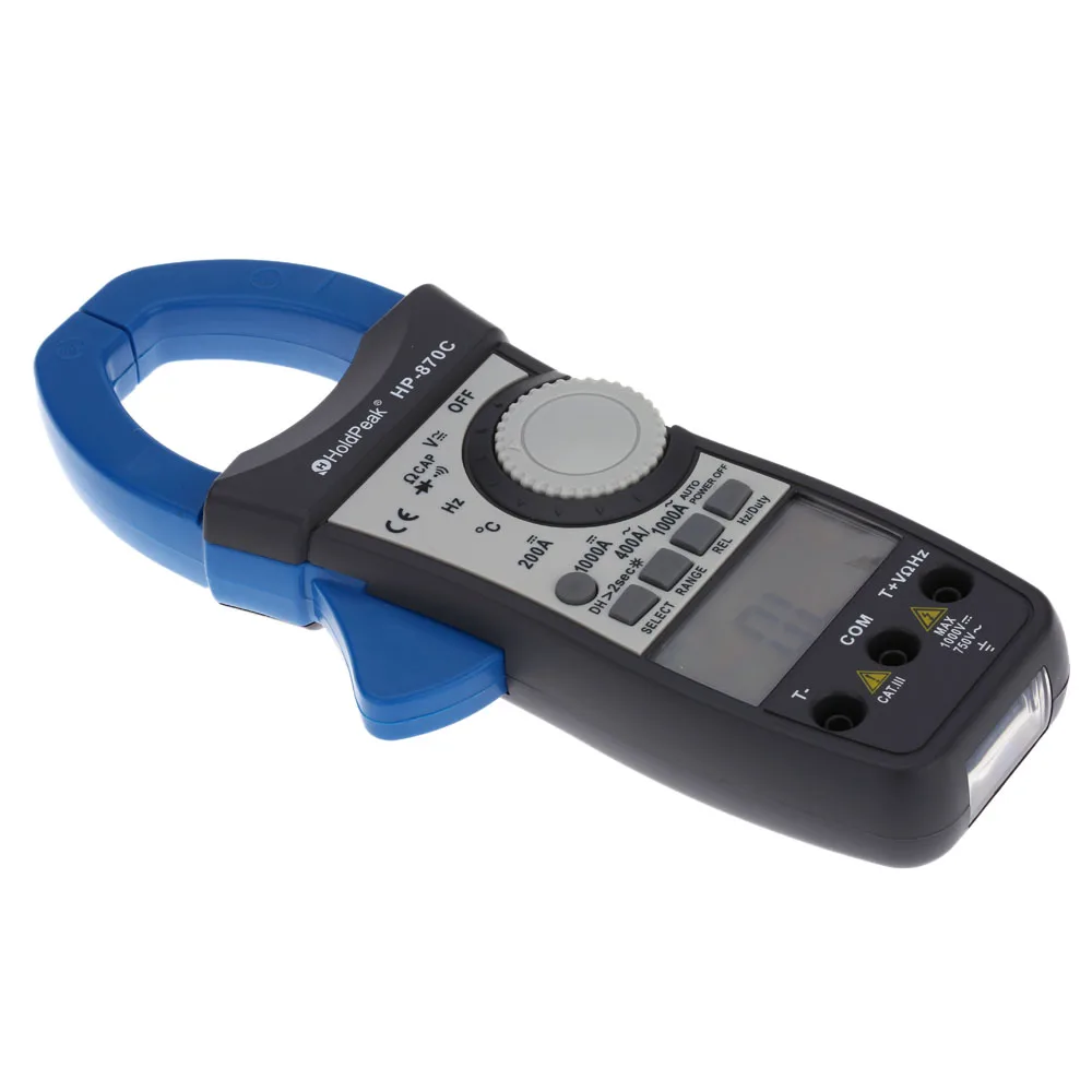 Купить holdpeak hp - 870c авто диапазон digtal двойной дисплей 1000a ac ...