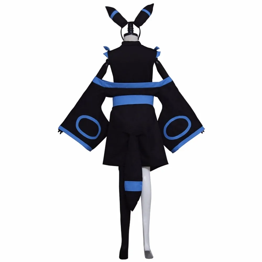 Anime Pokemon Umbreon Human Cosplay Costume - AllCosplay.com