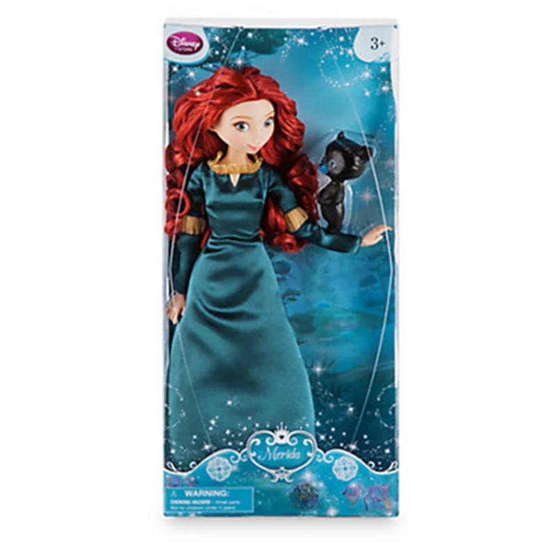 Movie Pixar Brave Merida Classic princess Doll with Bear Cub action ...
