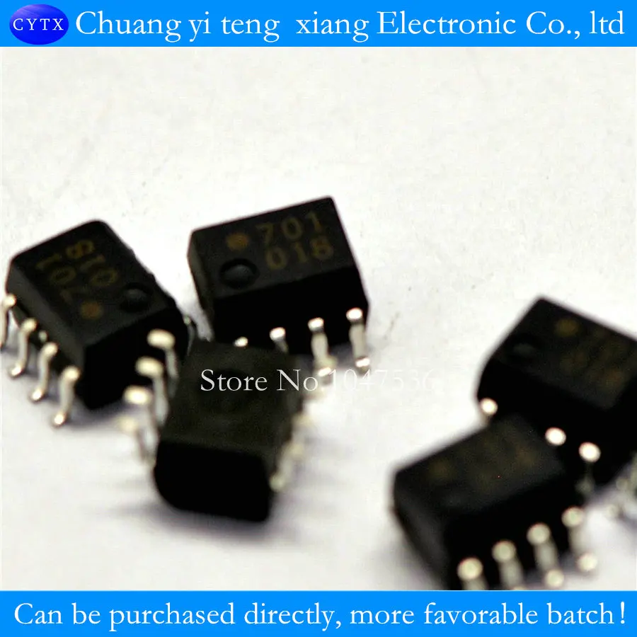 10PCS HCPL 0701 HCPL0701 PL0701 SOP8 YUXINYUAN|Circuitos integrados| - AliExpress
